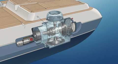 Yacht Stabilizer: Fin, Gyro and Roll-Control Proof